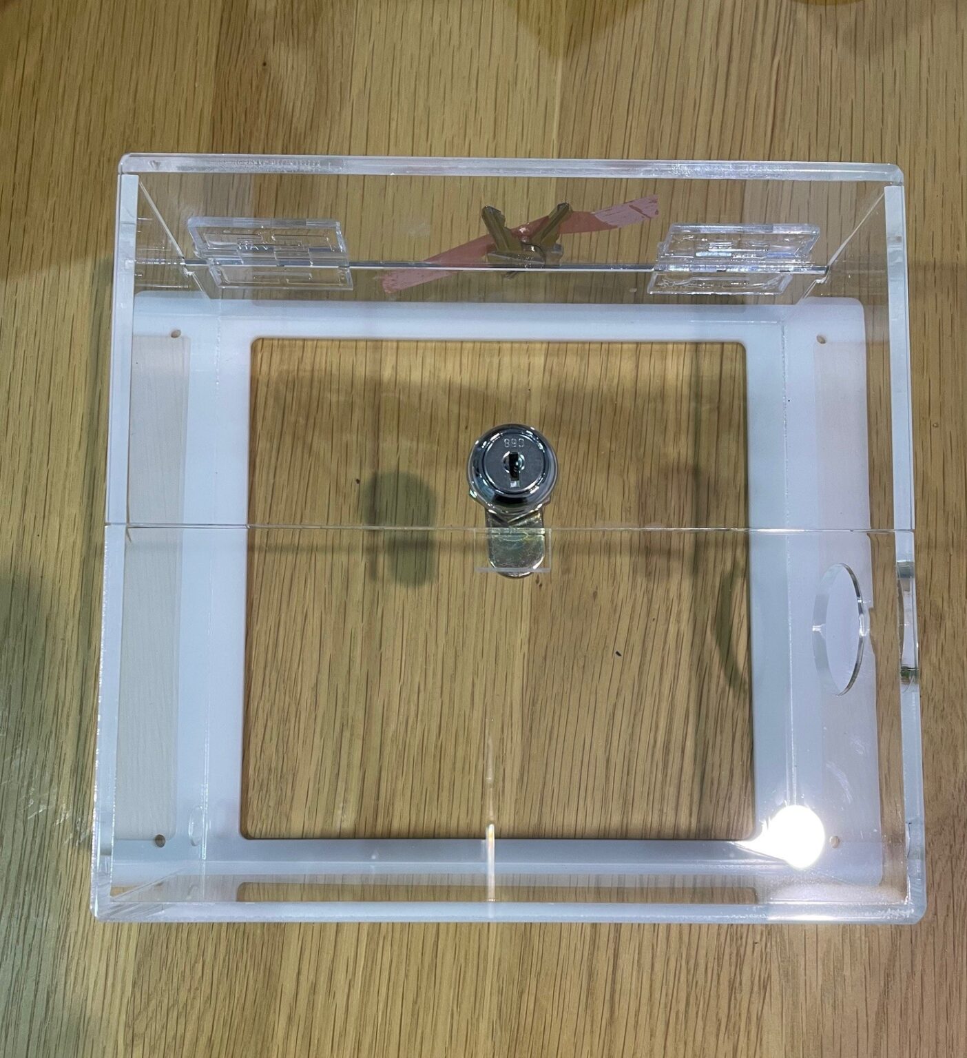 Perspex Box (180mm x 180mm cut out) - Hearing Loop Australia